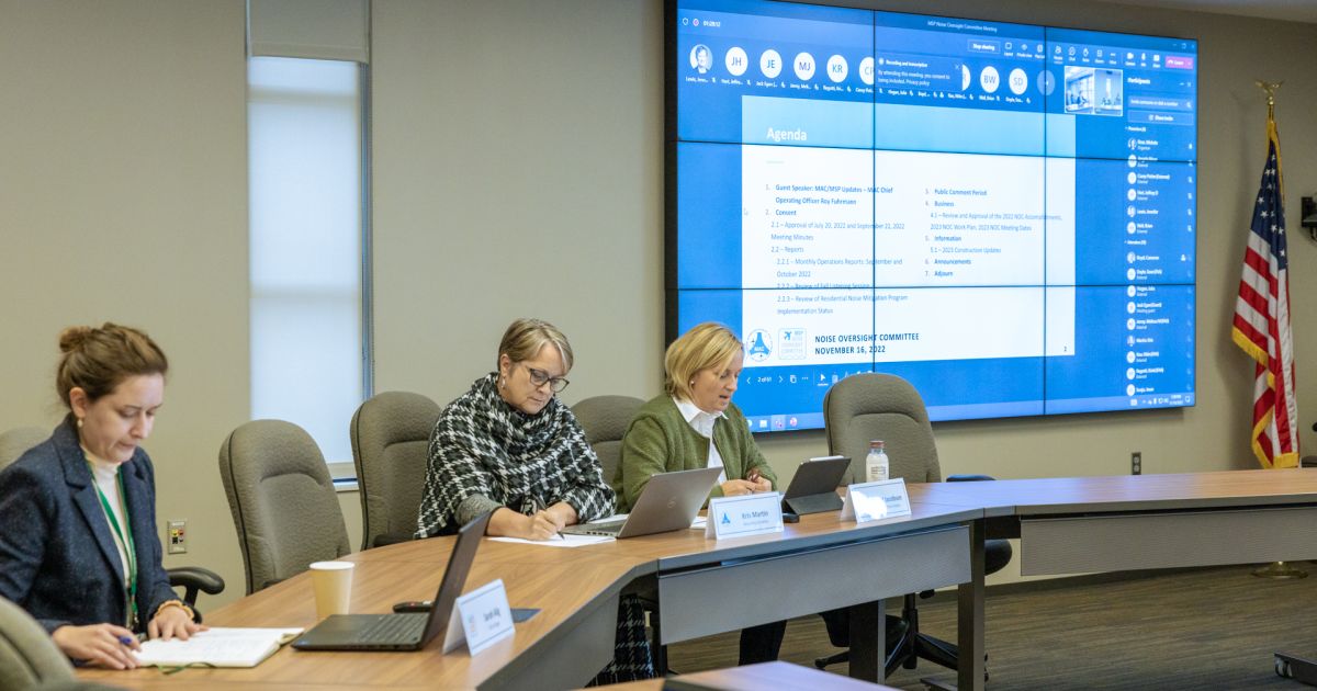 July 2023 Noise Oversight Committee Meeting | Metropolitan Airports ...