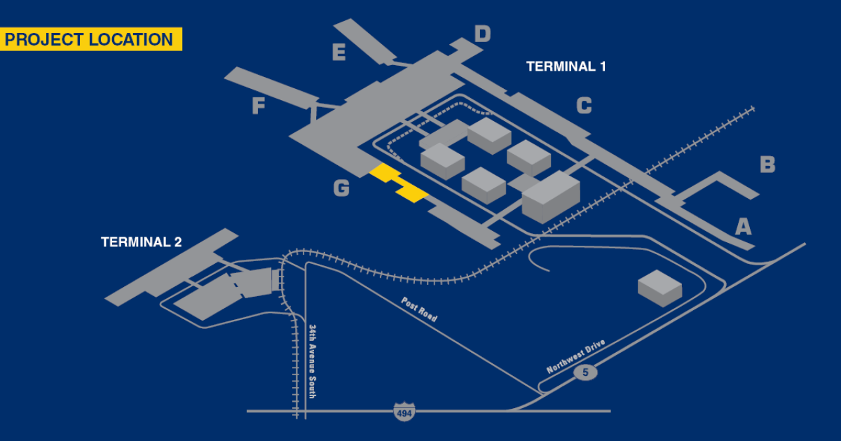 Terminal 1, Concourse G Expansion | Metropolitan Airports Commission